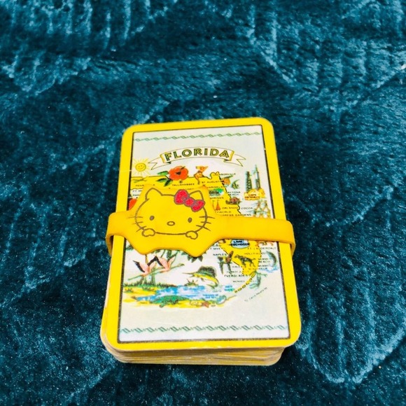 Toys | Vintage Hello Kitty Florida Mini Playing Cards | Poshmark